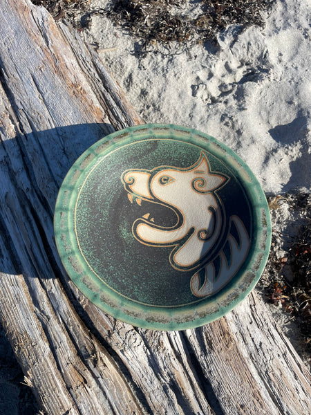 Ballymorris Pottery Bowl " LION" – Nora Nora Irish Imports