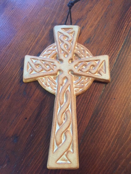 Celtic Cross by Ballymorris Pottery- BACK IN STOCK – Nora Nora Irish ...